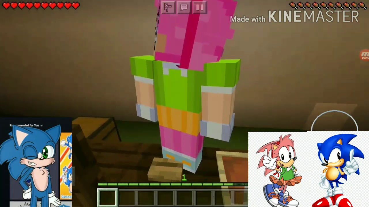 Classic Sonic& My GF& Movie Sonic: Play Minecraft FNaS Manaic Mania Map ...