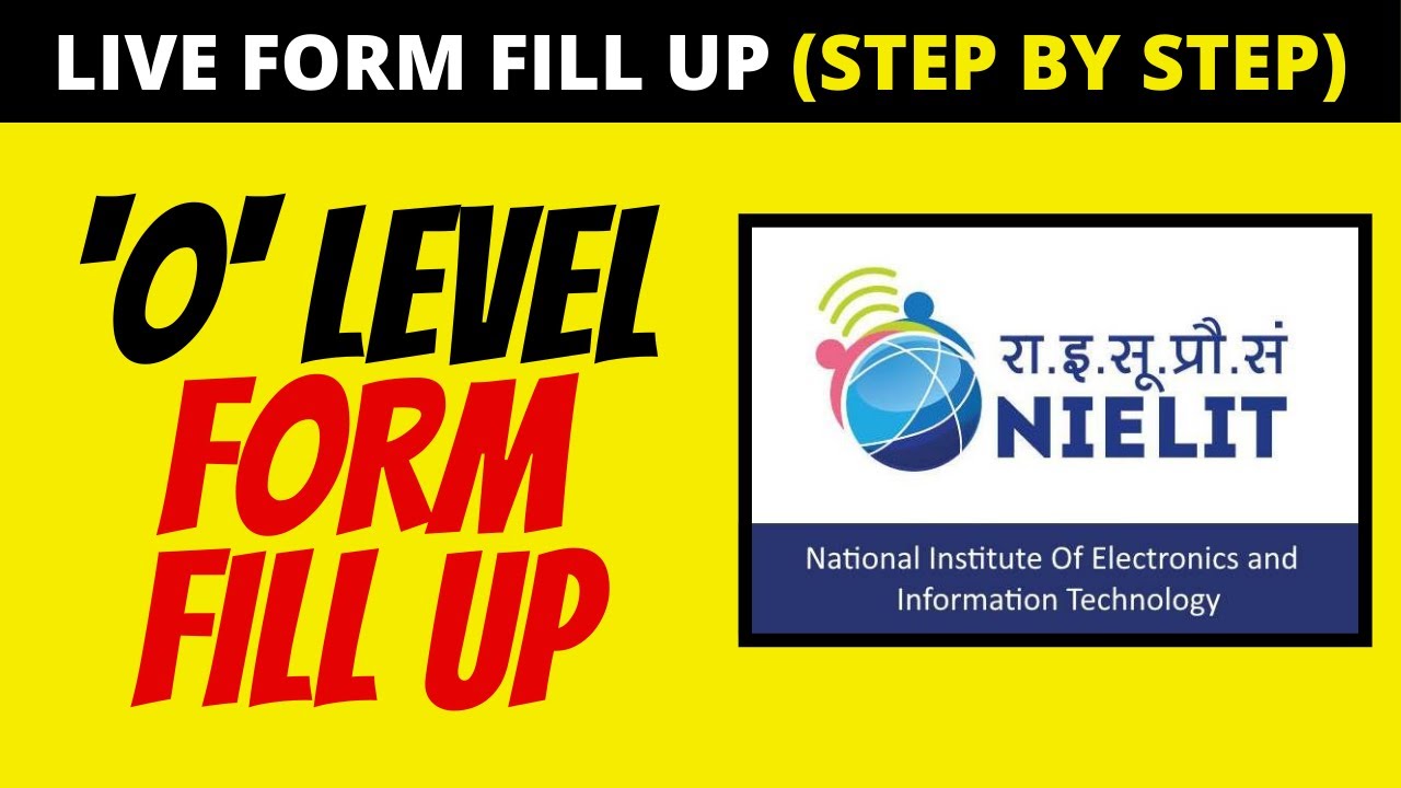 o level ka registration form kaise bharte hain - (Step by Step) with ...