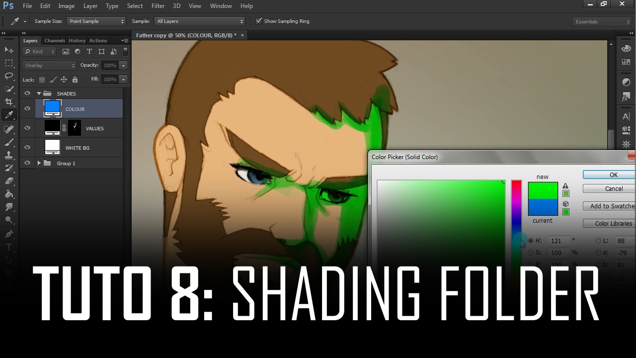 NANO TUTO 08 - Photoshop Shading folder - YouTube