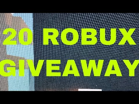 700 SUBSCRIBER SPECIAL 20 ROBUX GIVEAWAY - YouTube