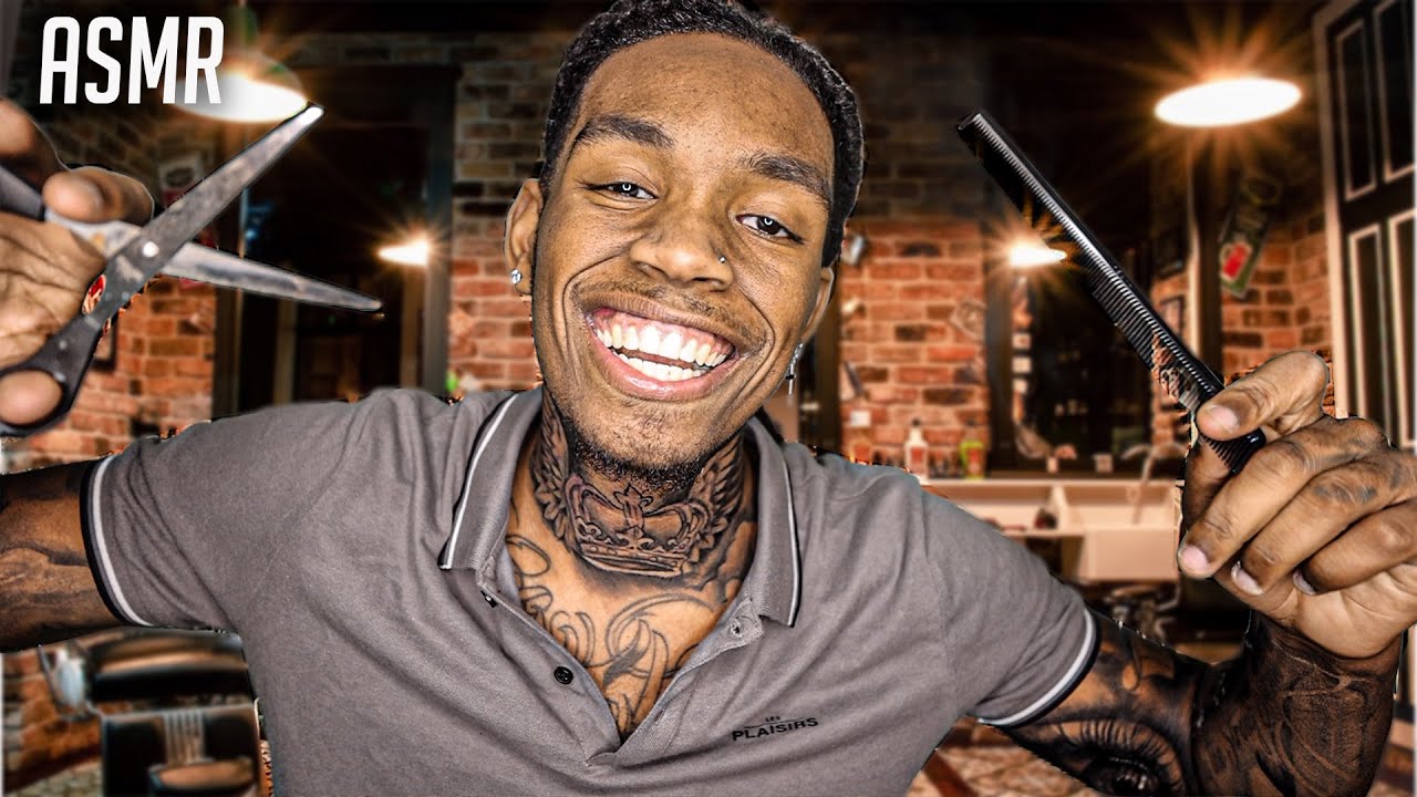 ASMR | ** BARBERSHOP HAIRCUT ROLEPLAY** For SLEEP And RELAXATION ...