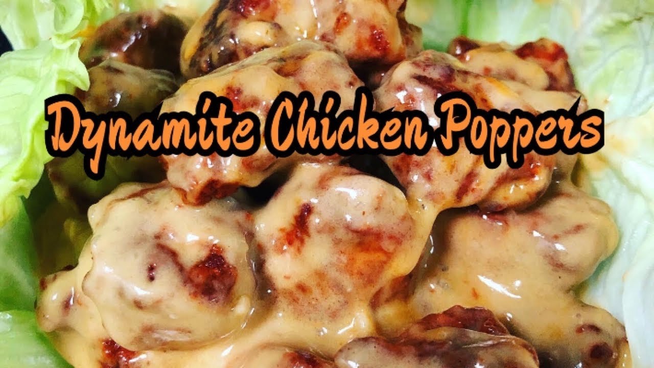 Dynamite chicken Poppers 👩‍🍳 ️ - YouTube