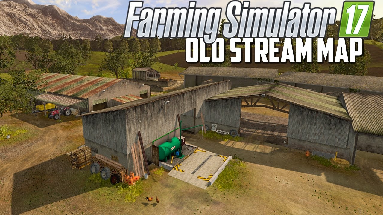 OLD STREAM MAP SUR FARMING SIMULATOR 17 ! - Découverte - YouTube