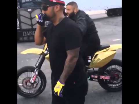 Dj khaled riding Meek Mill bike - YouTube