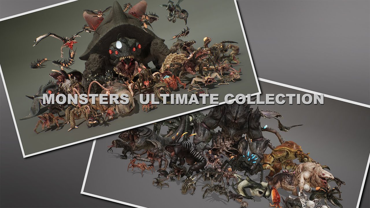 Monsters Ultimate Collection Showcase - YouTube