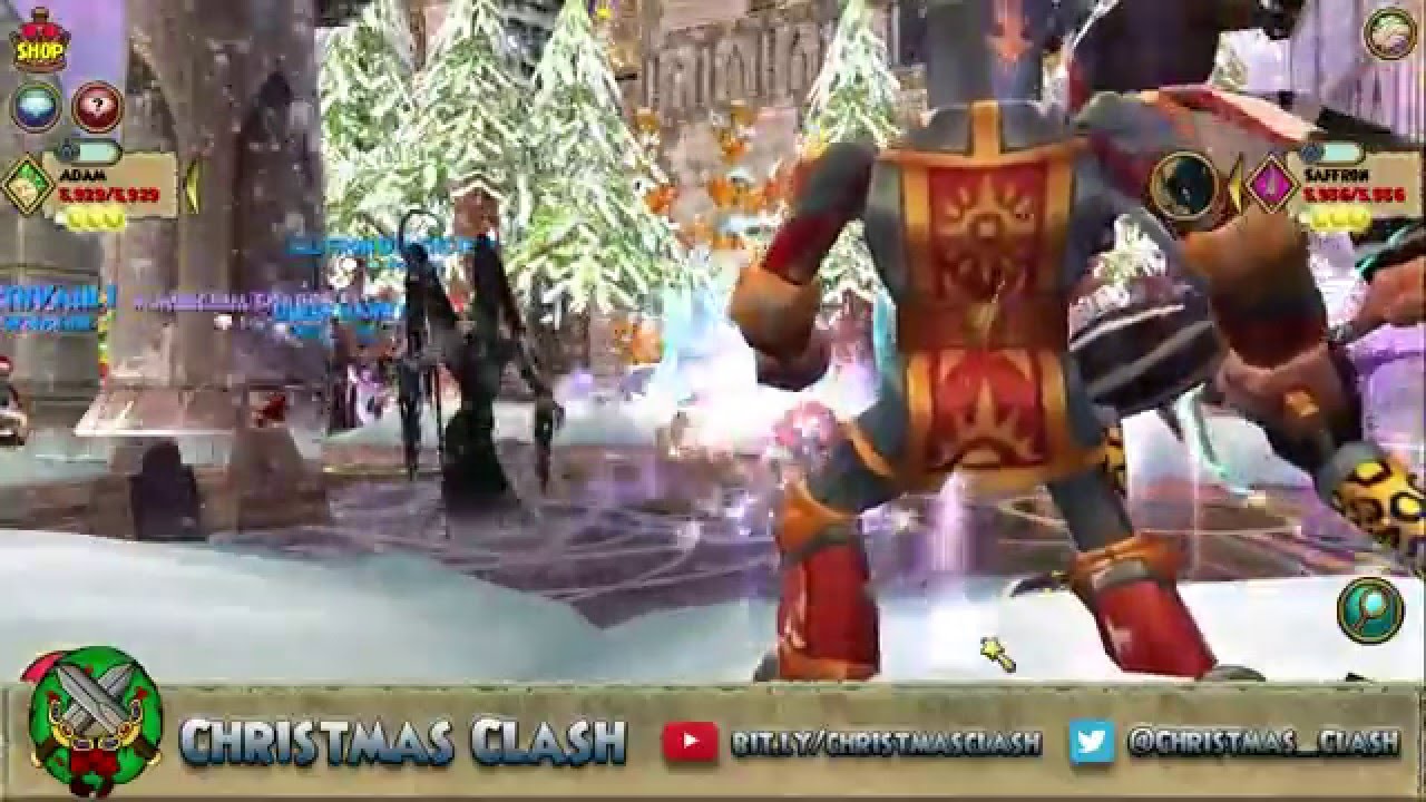 Wizard101: Christmas Clash Round 3 Match - Adam vs Saffron - YouTube