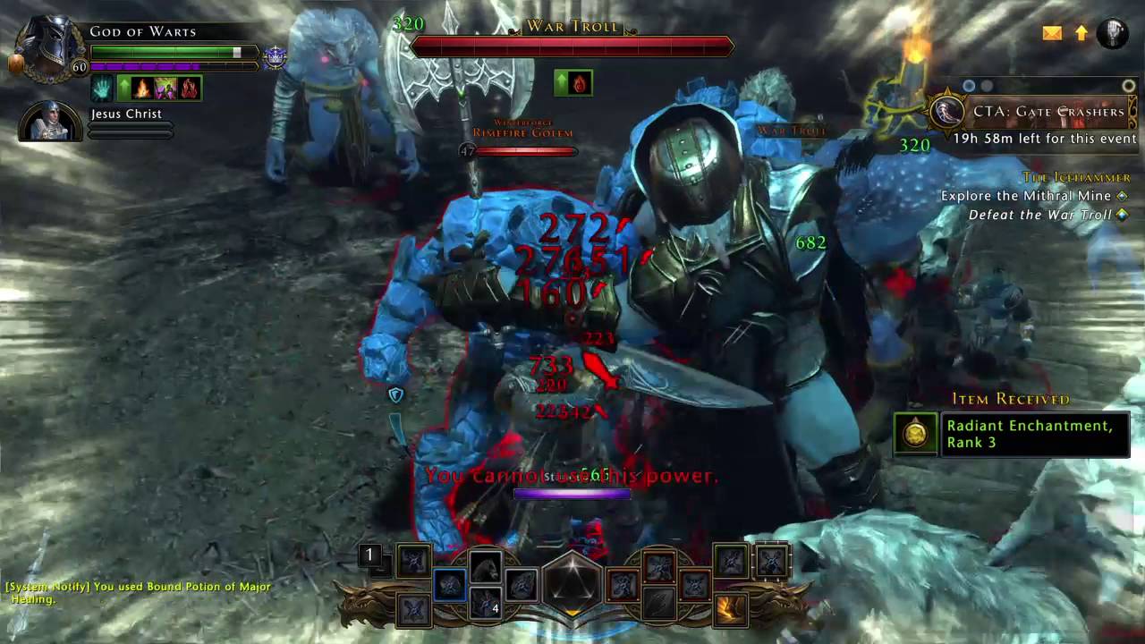 Neverwinter - guardian fighter boss test - YouTube