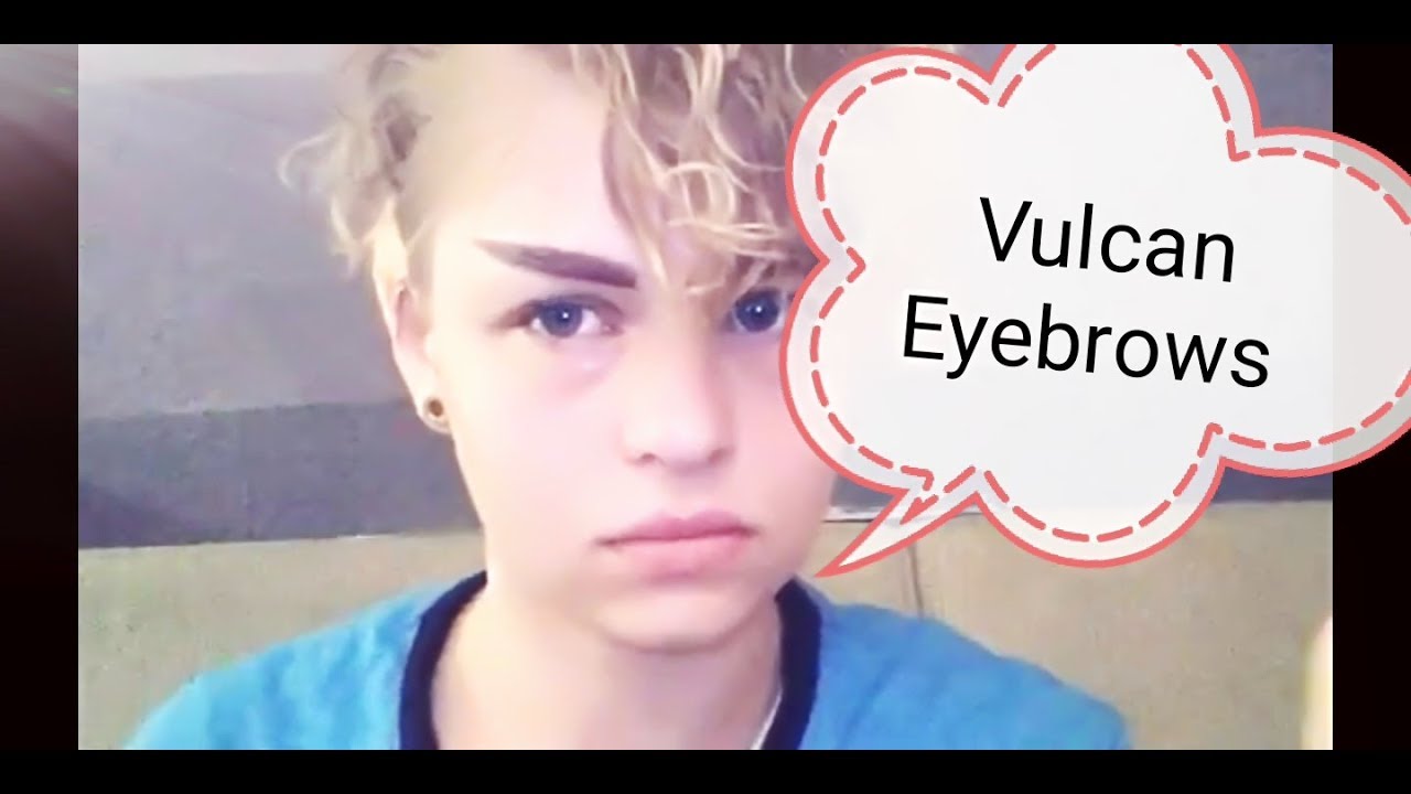 DIY Vulcan Eyebrows | Cosplay makeup | Spock Makeup #2 - YouTube