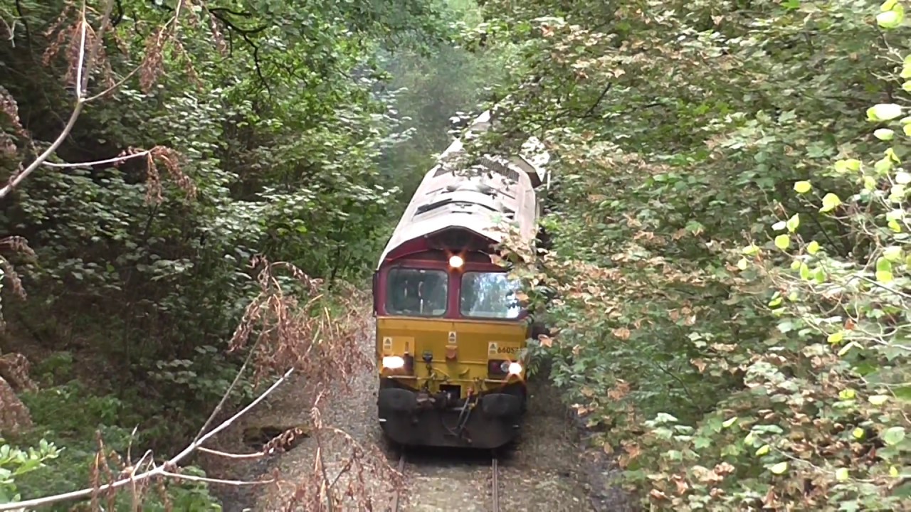 EWS Class 66057 On Ardingly Branch Line - Wednesday 15th August 2018 ...