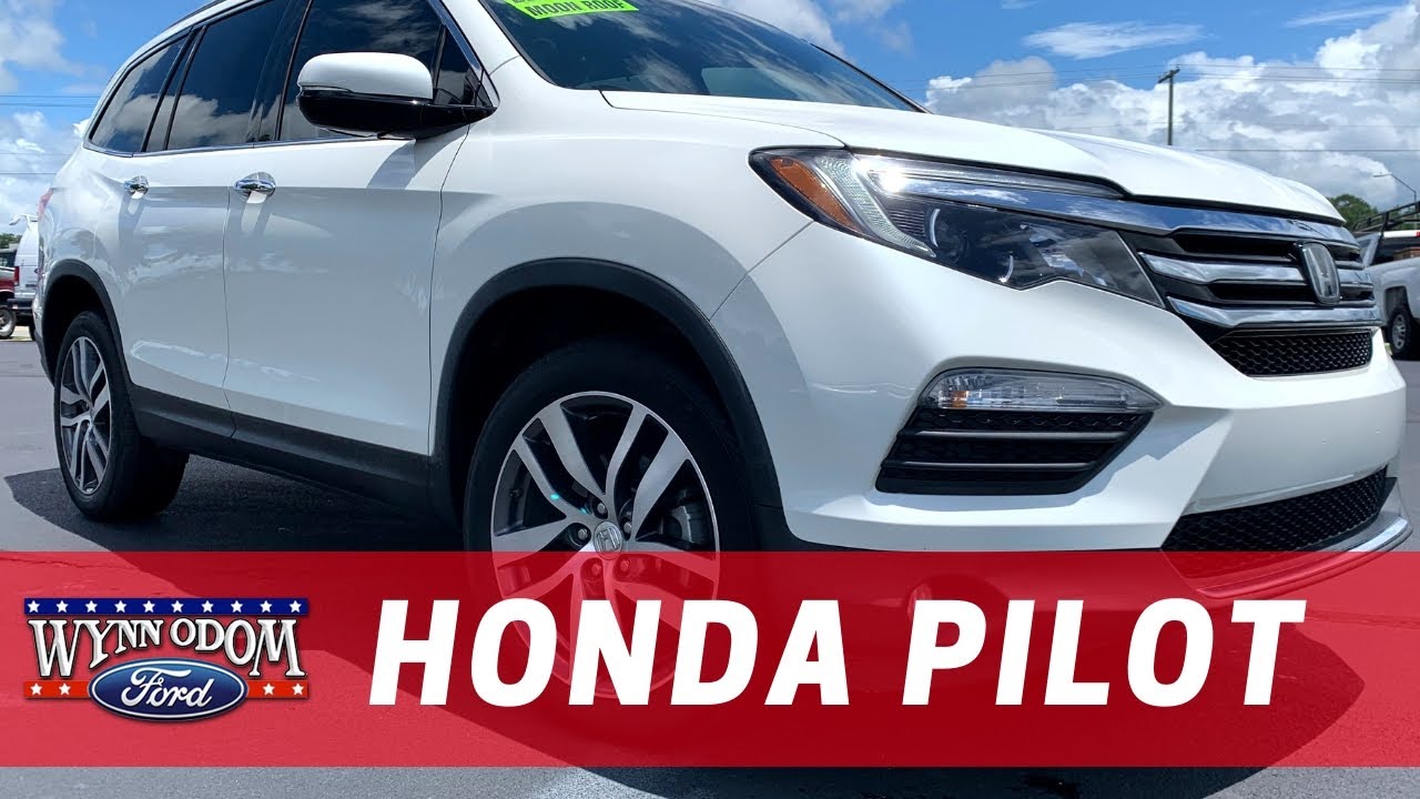 🔥 2016 Honda Pilot Elite AWD White Diamond Pearl | Wynn Odom Ford - YouTube