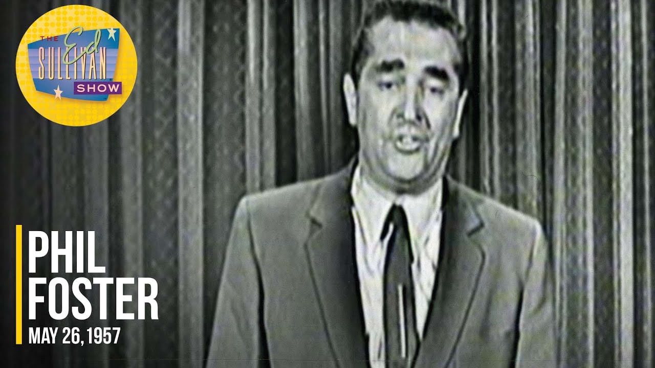 Phil Foster "Let's Keep The Dodgers In Brooklyn" on The Ed Sullivan ...