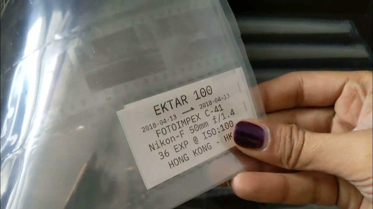 35mm film label generator using Bash and LaTeX - YouTube