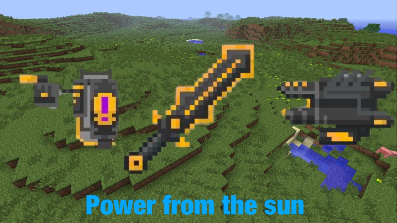 Solar Tools: Weapons mod for Minecraft - YouTube