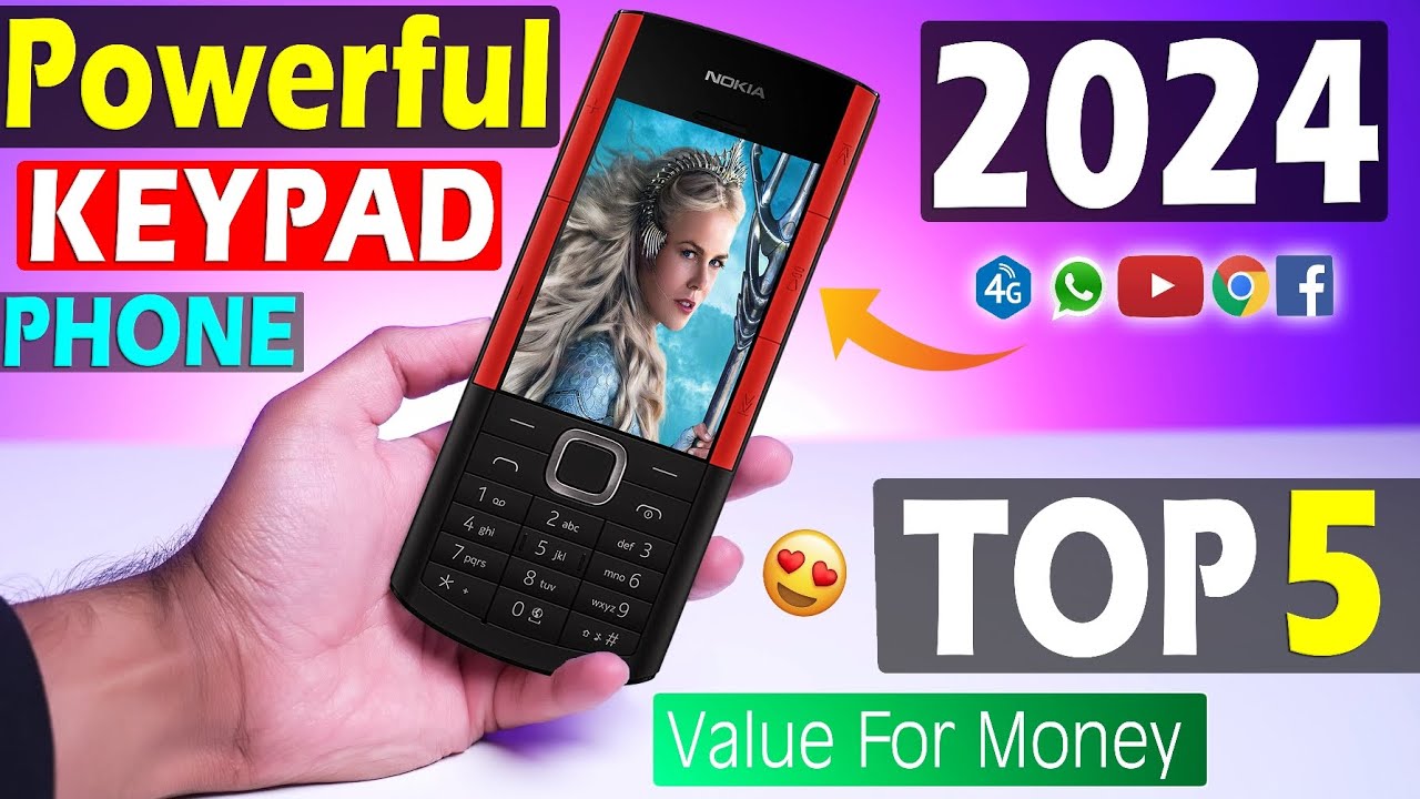 5 best keypad phone 2024⚡⚡Best feature phone 2024 | Best keypad mobile ...