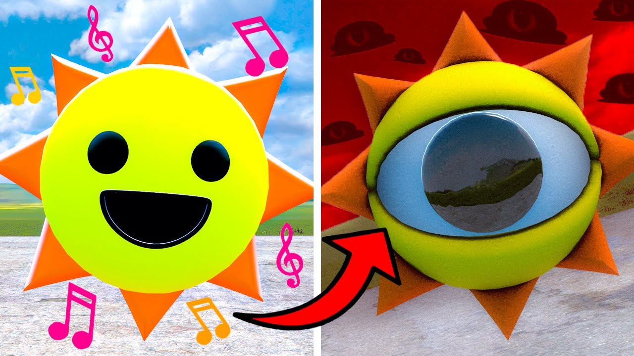 I MADE A SONG WITH HORROR MR SUN SPRUNKI In Garry's Mod - YouTube