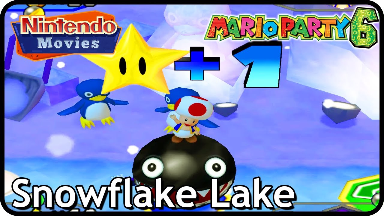 Mario Party 6 - Snowflake Lake (4 Players, 20 Turns, Waluigi vs Toad vs ...