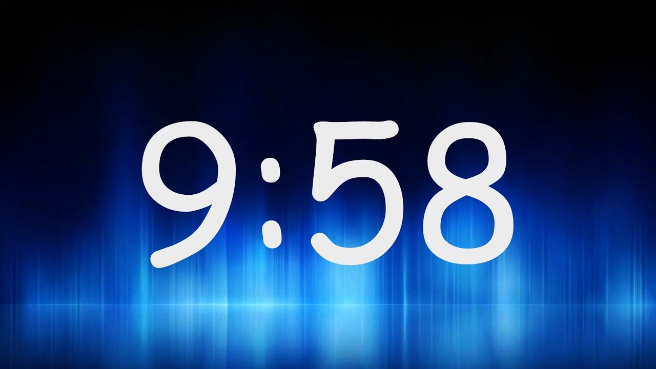 9 58 Minutes Timer Countdown From 9min 58sec YouTube