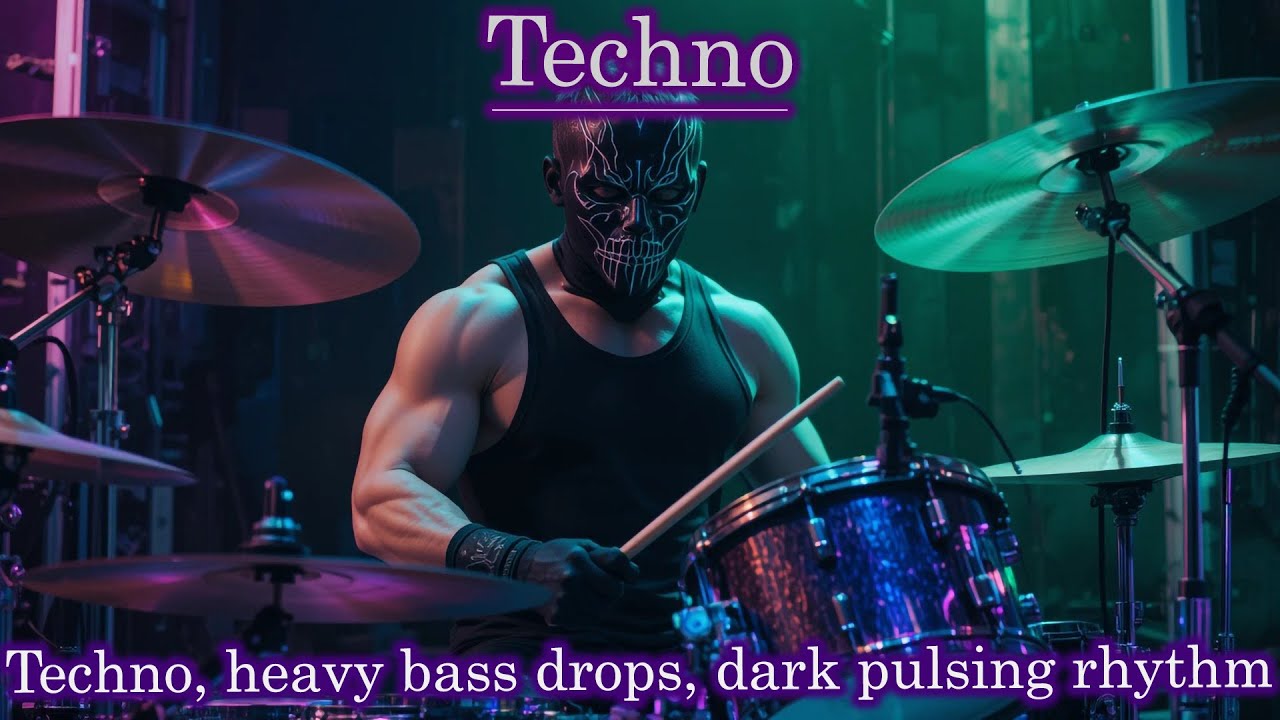 Feel The Bass - Techno, Heavy Bass Drops, Dark Pulsing Rhythm - YouTube