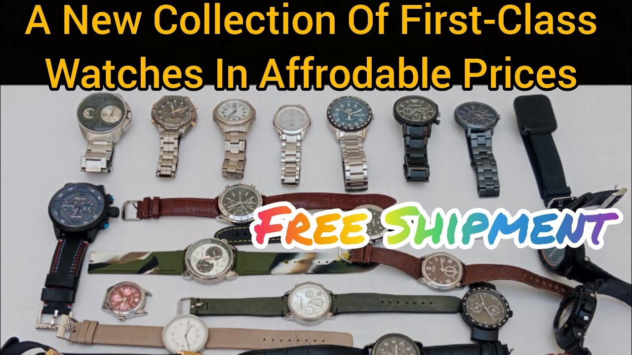 First-Class Wrist Watches Lot | Classic Watches - YouTube