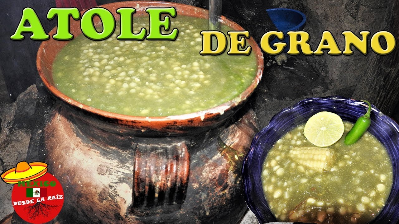 ATOLE DE GRANO O ANÍS HECHO TRADICIONALMENTE ESTILO PURÉPECHA (Kamata ...