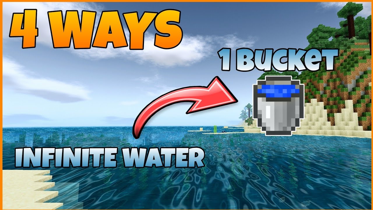 4 ways to get Infinite water using 1 bucket - YouTube