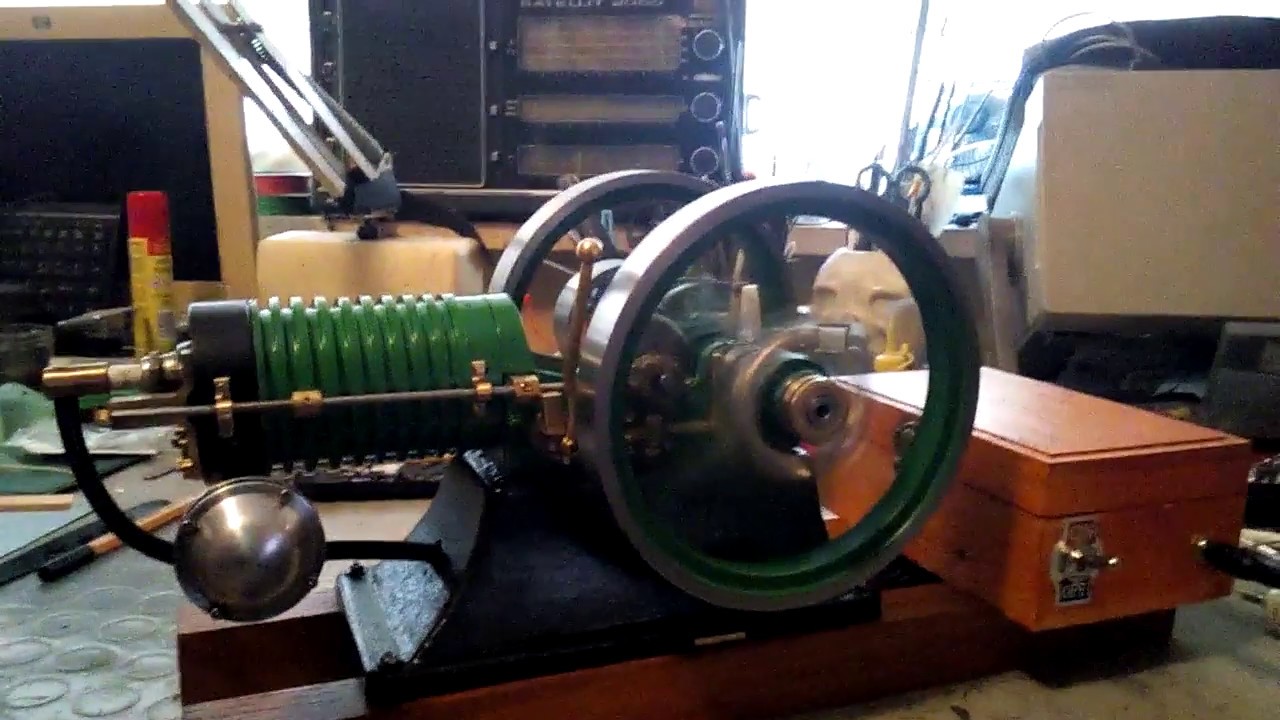 hit miss model engine 4T "Karl" - YouTube