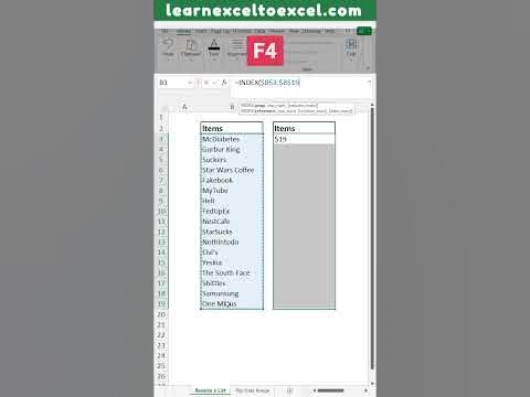 How to Reverse a List or Flip Data in Excel - Reverse order of data in ...