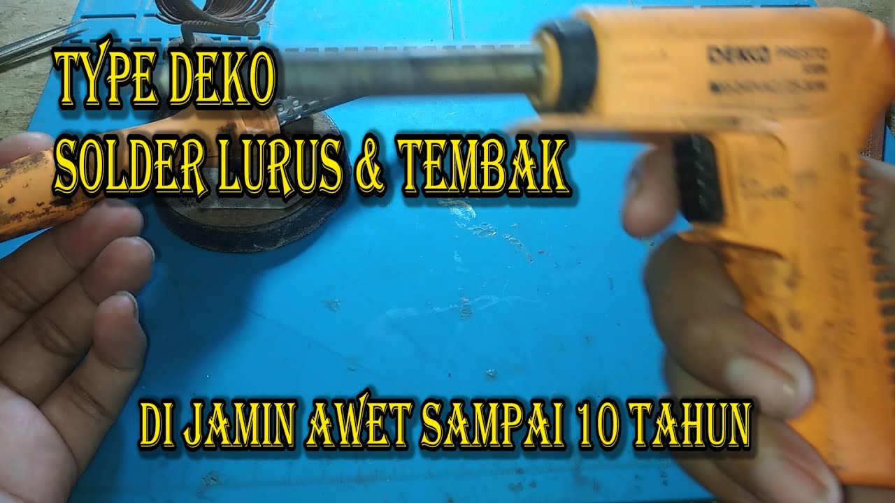 Cara Menggunakan SOLDER DEKO Baik dan Benar Bagi Pemula lengkap - YouTube