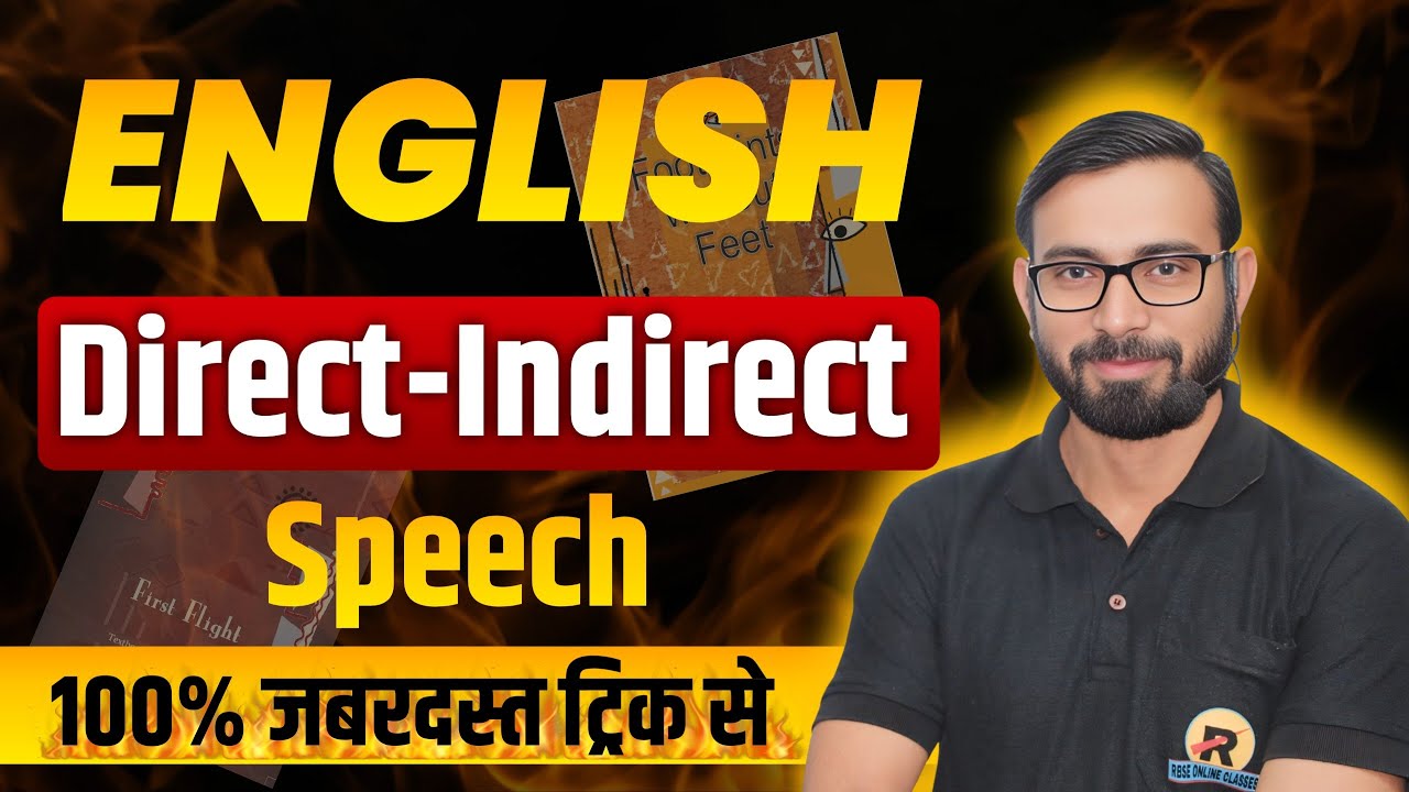 Class 10 English Grammar Direct Indirect Speech | Direct Indirect with ...