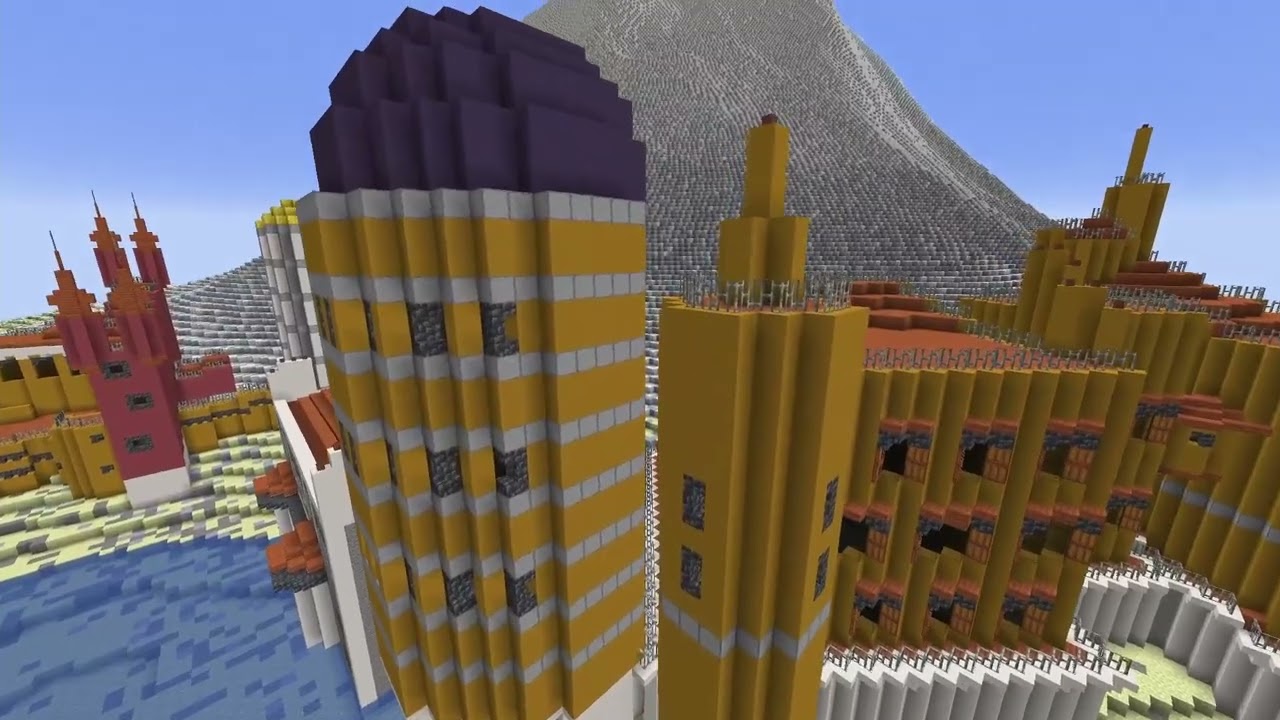 I built a MASSIVE Minecraft Castle Cinematic (PENA PALACE) - YouTube