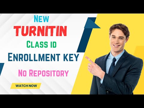 New turnitin class id and enrollment key 2024 || No repository - YouTube