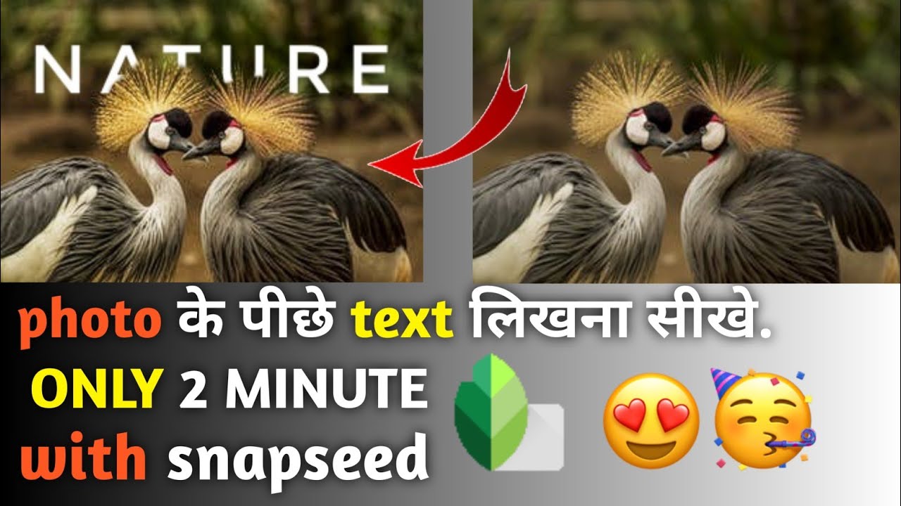 How to add text behind a photo ||photo ke pise text kese likhe ...