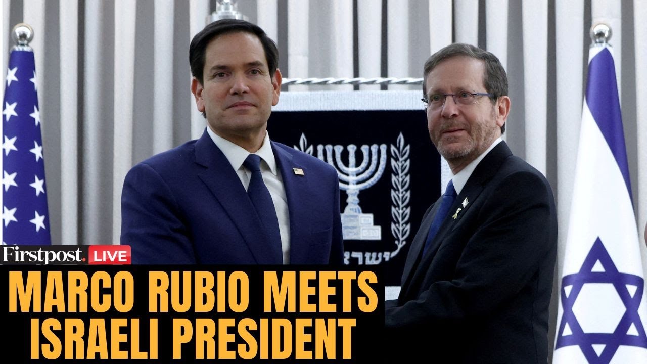 LIVE: US Secretary of State Marco Rubio Meets Israeli President Isaac ...