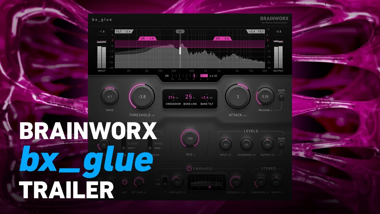 Brainworx bx_glue - Trailer | Plugin Alliance - YouTube