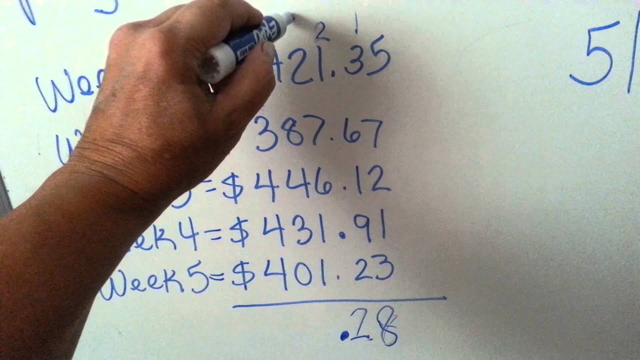 How to find an average or mean (Division #13) - YouTube