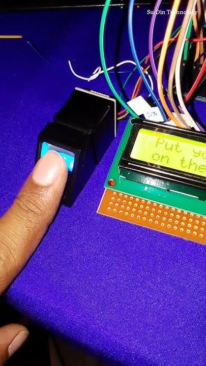 Easy to use fingerprint scanner with LCD #shorts #programming #project ...