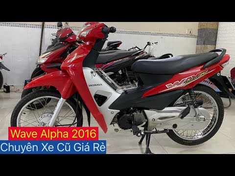 Chuyên Xe Cũ Giá Rẻ Honda Wave Alpha 2016 Zin Lh 0932325278 - YouTube