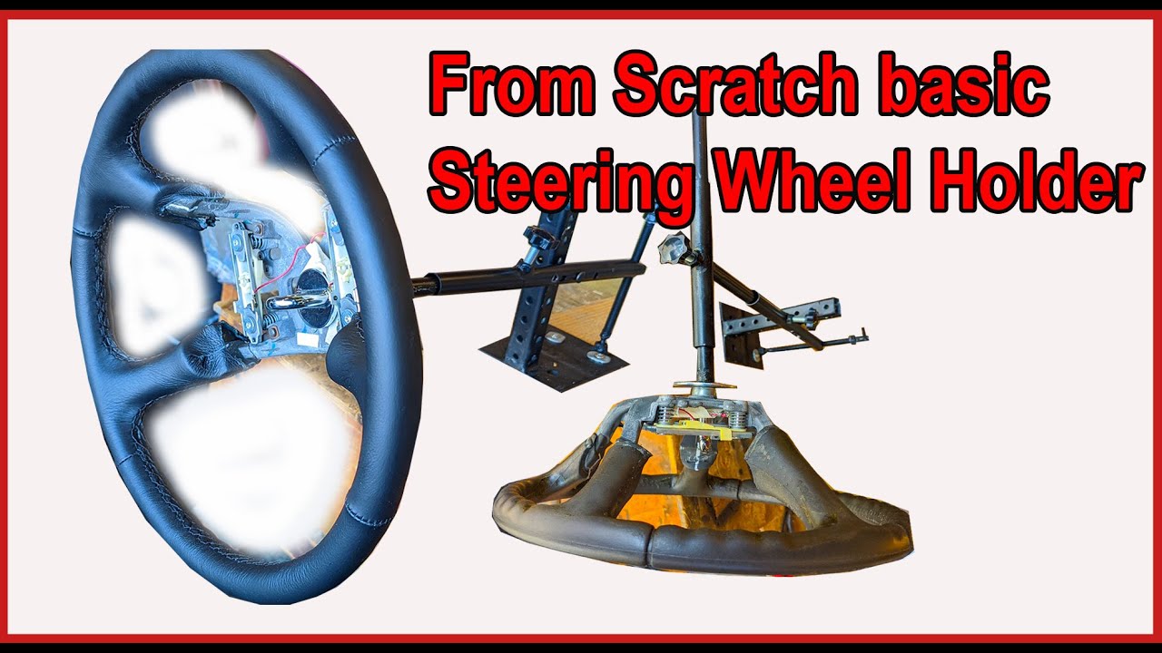 How you can make a basic Steering Wheel Holder - YouTube