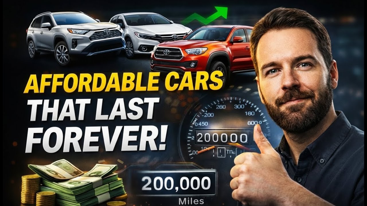 Top 10 Affordable Cars in the USA That Last Forever (200k+ Miles) - YouTube