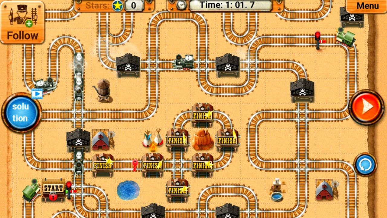 Train Track Maze - Rail Maze 2 - Android Gameplay #409 - YouTube