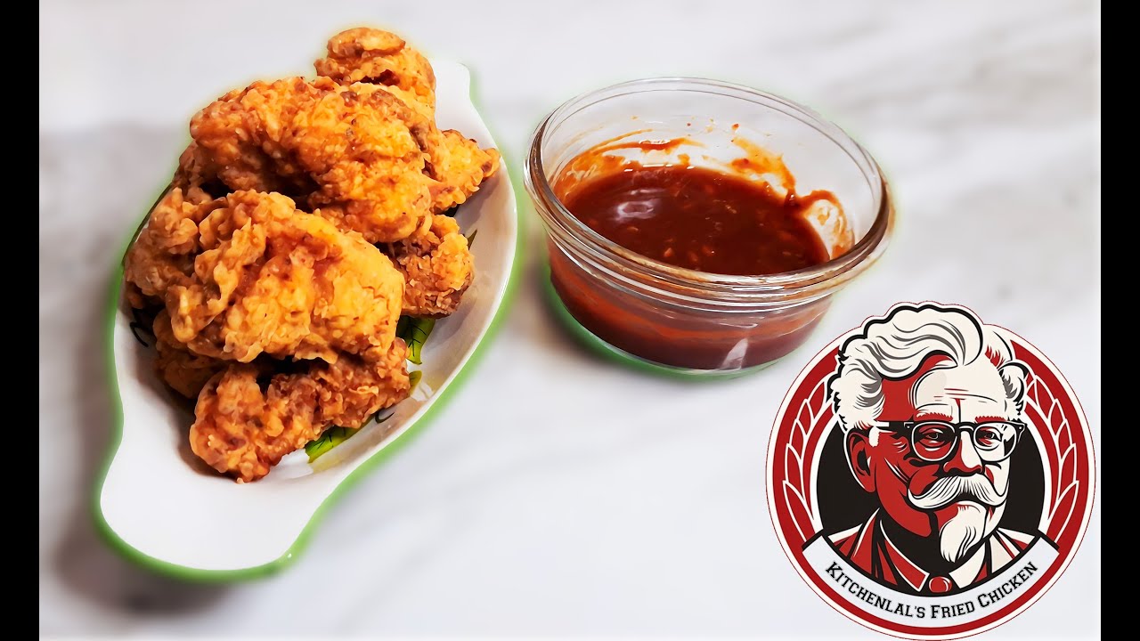 KFC Crispy Chicken Wings with Selfmade Dipping Sauce - YouTube