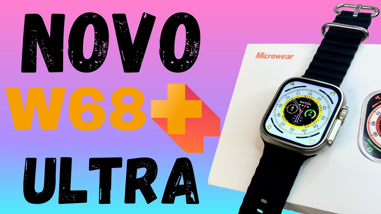 IWO W68+ ULTRA MICROWEAR - SMARTWATCH DE 49MM, TELA GIGANTE 2.2, NFC ...