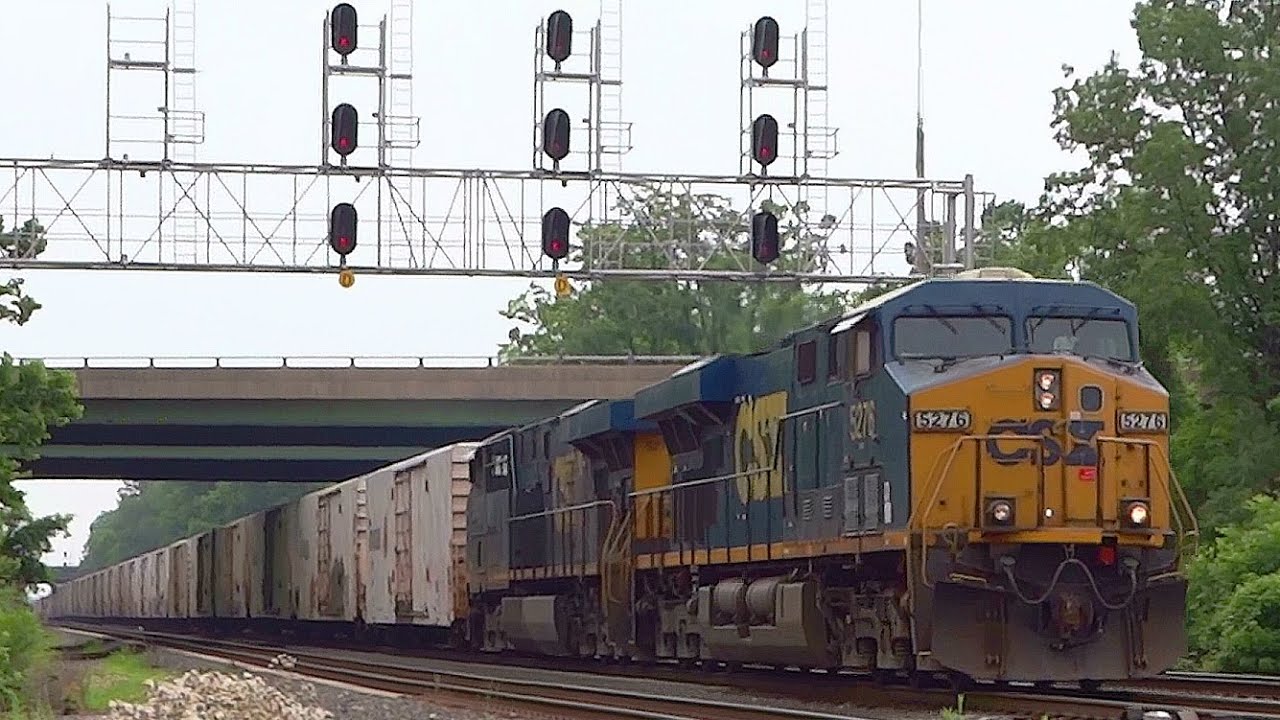 CSX Tropicana Train In St Denis - YouTube