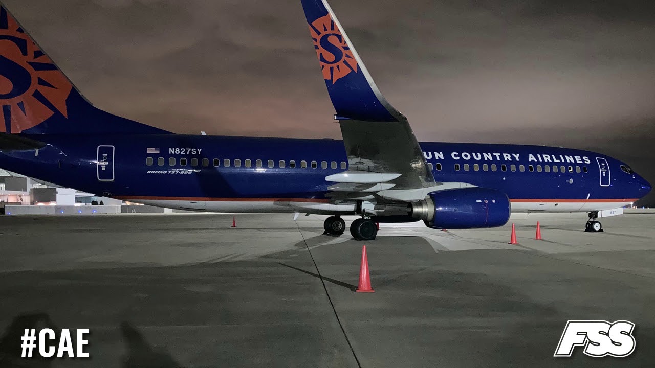 CAE Sun Country Airlines Charters - 2-2021 - YouTube