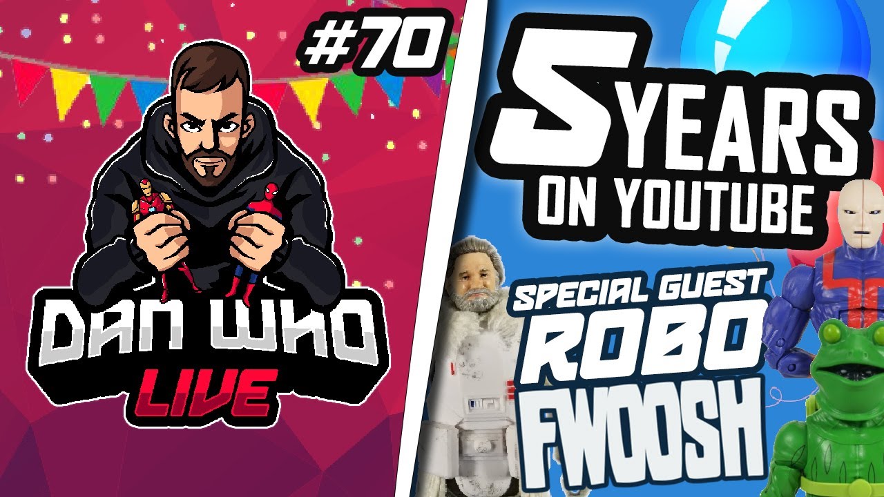 5 YEARS ON YOUTUBE CELEBRATION WITH SPECIAL GUEST ROBO FROM THE FWOOSH ...