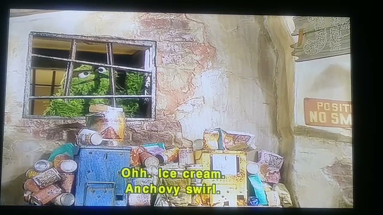 Oscar: Ice Cream. Anchovy Swirl. How I long for a Lick - YouTube