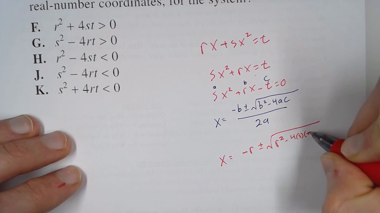 2019-2020 ACT Prep Math #52 - YouTube