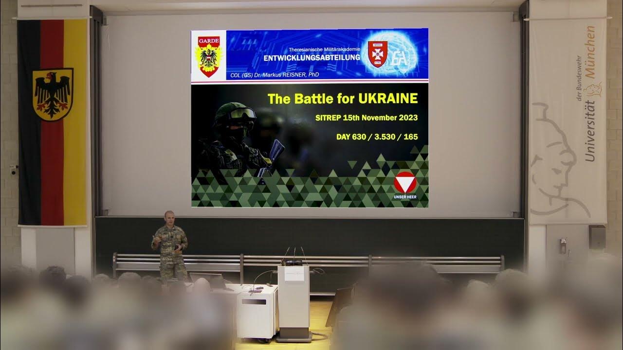 Vortrag von Oberst Markus Reisner an der UniBw M - YouTube