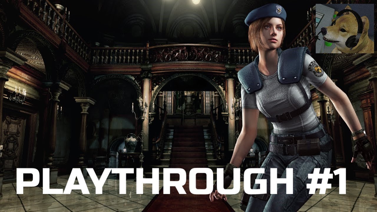 Resident Evil 1 (Jill) Remastered Playthrough #1 - YouTube