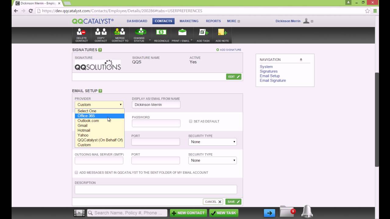 QQCatalyst - How to setup Email - YouTube